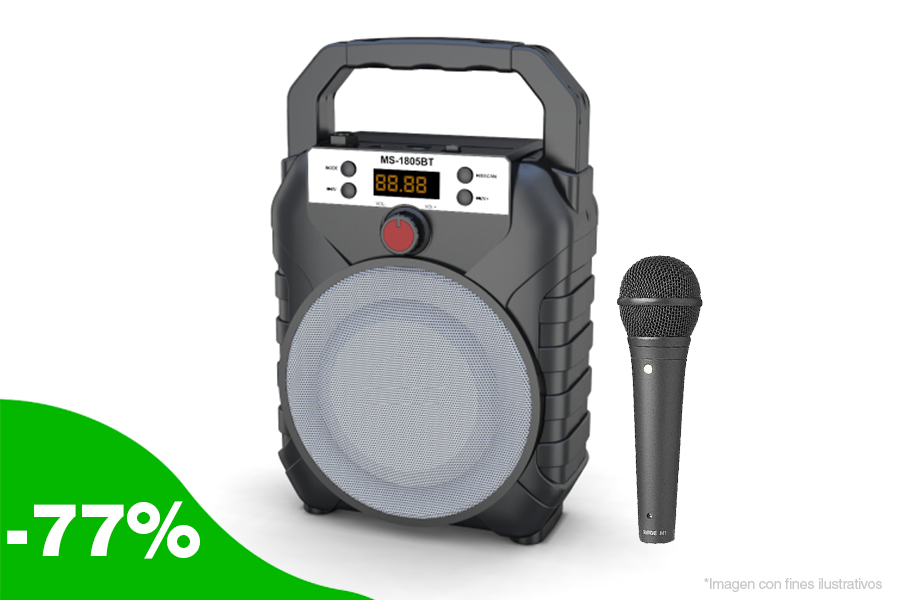 Bocina con Micrófono | Guateclic