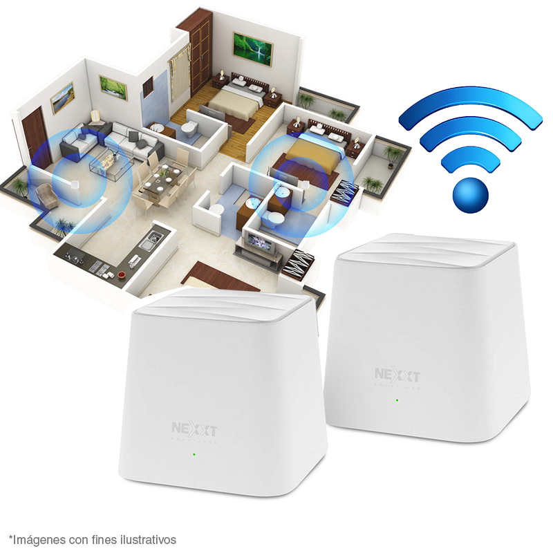 NEXXT MESH DE 2 NODOS | Guateclic